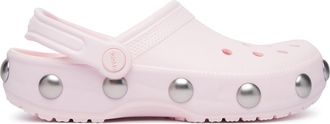 Crocs Pantoletten Crocs Classic Big Studded Clog 214236 Hellrosa