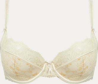 Lounge Soutien-gorge Lila - Jaune Floral - 100 / DD