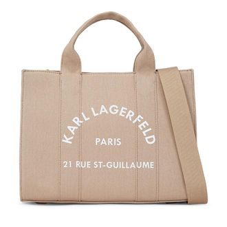 Karl Lagerfeld Shopper - RUE ST-GUILLAUME KLEINE QUADRATISCHE TOTE-BAG - Gr. unisize - in Braun - f&uuml;r Damen