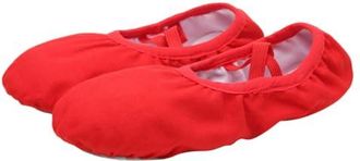 Hemoton Chaussures De Ballet &agrave; Semelle Plate pour Danse Classique Et Yoga Souliers Confortables avec Bride &Eacute;lastique Et Semelle Antid&eacute;rapante pour Filles Et F