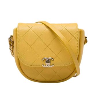 Chanel Pre-owned Vintage Cross Body Bag - - Pre-owned - Damen - Gelb - ONE SIZE
