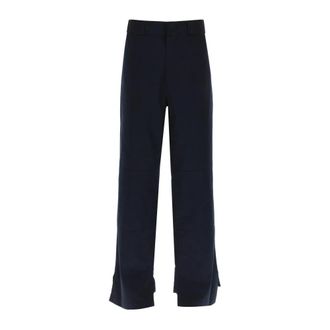 Palm Angels Wide Leg Utility Pants - - Trousers - Herren - Blau - S