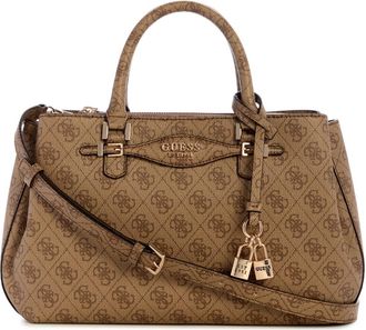 Guess Damen Katya Girlfriend Satchel Ranzen, Latte-Logo