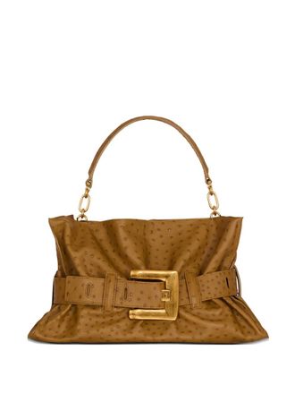 Balmain sac porté épaule Anthem médium - Marron