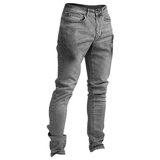 Generic Jean slim fit en coton extensible d&eacute;contract&eacute; avec poches vintage d&eacute;lav&eacute; durable pantalon cargo jogging coupe droite pantalon denim confortable pantal