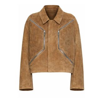 Rick Owens Femme, Vestes, Brun, Taille: 36 FR Heizer Mac JKT