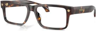 Versace Homme, Accessoires, Brun, Taille: 56 MM Eyeglasses