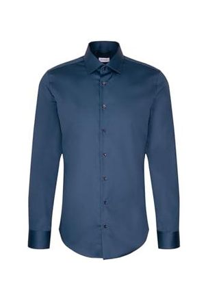 Seidensticker Chemise daffaires pour Homme, Turquoise, 43