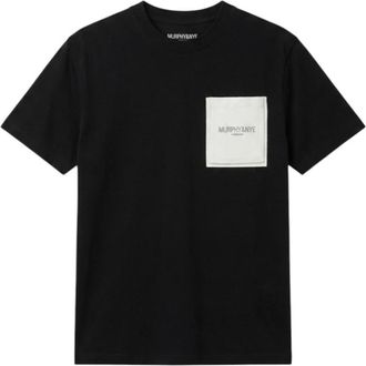 Murphy & Nye Homme, Tops, Noir, Taille: XL Troops T-Shirt