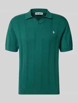 Review Regular Fit Poloshirt mit Logo-Stitching