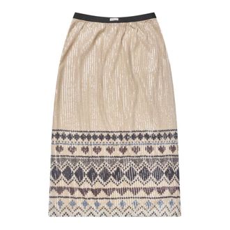 Munthe Femme, Jupes, Beige, Taille: 38 FR Jupes midi