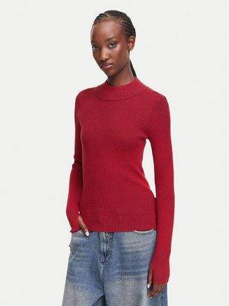 DC Pullover 62SWD701 Dunkelrot Slim Fit