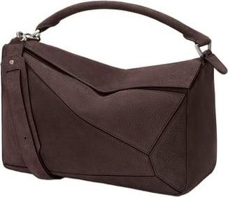 Loewe Grand sac Puzzle en cuir nubuck grain&eacute;