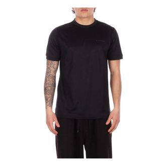 John Richmond Homme, Tops, Noir, Taille: 2XL Rear Logo T-Shirt