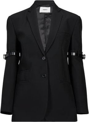 Coperni Blazer structur&eacute; avec ceinture logotyp&eacute;e