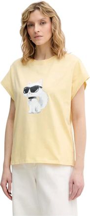 Karl Lagerfeld Damen, Oberteile, Gelb, XSGr&ouml;&szlig;e