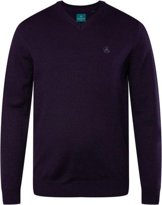Boston Park Rundhalspullover Pullover V-Ausschnitt