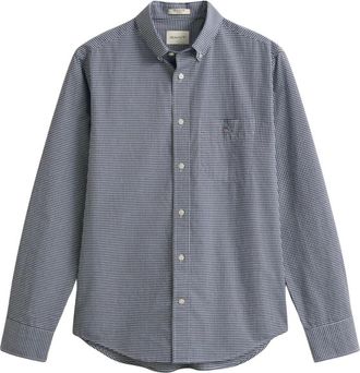 GANT Homme, Chemises, Bleu, Taille: M Chemise Popeline Classique Coupe Standard
