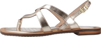 Geox Femme, Chaussures, Jaune, Taille: 41 EU D Sozy Qc Flat Sandales