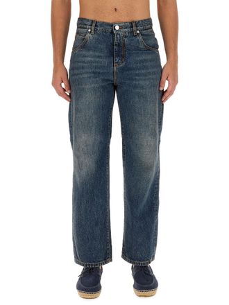 Etro Easy Fit Cotton Jeans - Blue