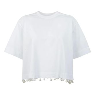 Sportmax Damen, Oberteile, Wei&szlig;, SGr&ouml;&szlig;e