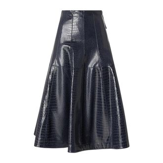 Pinko Antinori Gonna Effetto Cocco - - Skirts - Damen - Blau - L