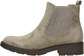 Fitters Footwear Fitters Damen Chelsea Boots MENA, modische Schuhe in &Uuml;bergr&ouml;&szlig;e, Elegante Ankle Boots mit Glanzdetails in Grau/Damenschuhe in &Uuml;bergr&ouml;&szlig;e, MENA in Grey 4