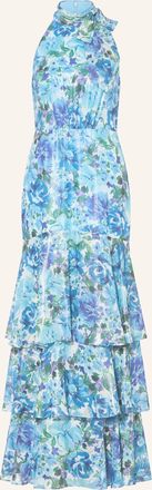 Adrianna Papell Abendkleid Mit Volants blau