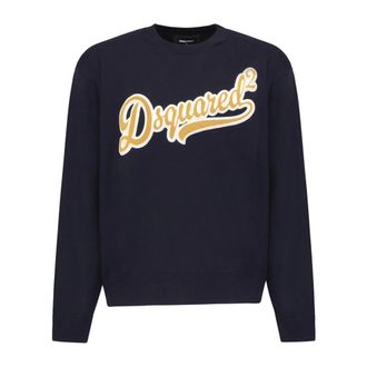 Dsquared2 Blaue Pullover Sweaters - - Knitwear - Herren - Blau - XL