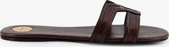 Saint Laurent Mabrouka leather sandals - SAINT LAURENT - gender_Woman