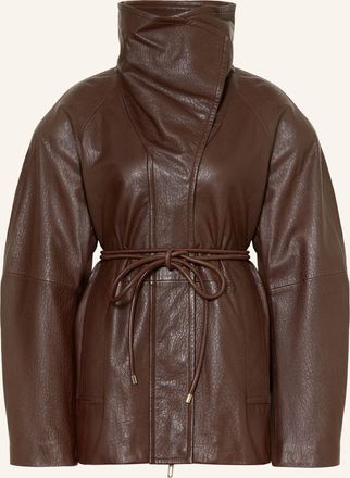 Sportmax Sportmax Lederjacke Alaggio braun