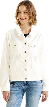 Street One Damen A211883 Jeansjacke, Ecru Washed, 36