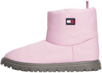 Tommy Jeans Damen Mid Boot Stiefel mit Innenfutter, Rosa (Orchid Thistle), 37