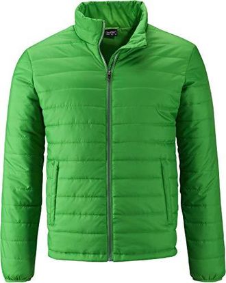 James & Nicholson Homme Veste matelass&eacute;e l&eacute;gere (XL, Vert)
