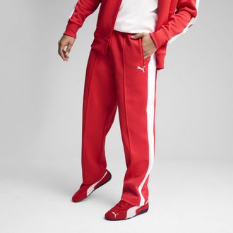 Puma Pantalon de surv&ecirc;tement d&eacute;contract&eacute; T7 ALWAYS ON Homme, V&ecirc;tements, Rouge, XXL