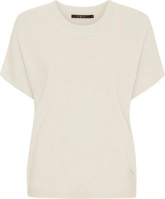 BTF-CPH Kaschmir & Merino T-Shirt - - Knitwear - Damen - Beige - L
