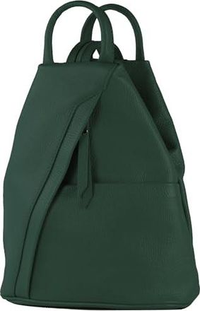 modamoda.de T180 - ital sac &agrave; dos pour femme en cuir nappa, Couleur:essence