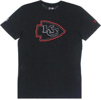 New Era NFL Outline Logo Tee Schwarz - - Tops - Herren - Schwarzk - S