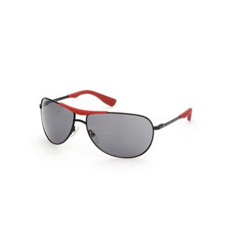 Web Eyewear Homme, Accessoires, Noir, Taille: ONE Size Lunettes de soleil &agrave; monture m&eacute;tallique avec verres d&eacute;grad&eacute;s