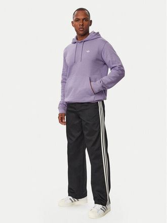 adidas Stoffhose 3 Stripes Pleated Trousers KE4177 Schwarz Regular Fit