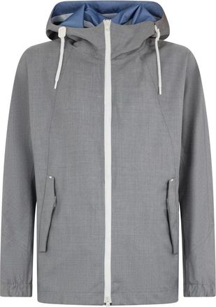 Herno Homme, Vestes, Gris, Taille: 3XL Veste &agrave; fermeture &eacute;clair frontale