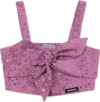 Patrizia Pepe Femme, Tops, Rose, Taille: 40 FR Bandeau Top