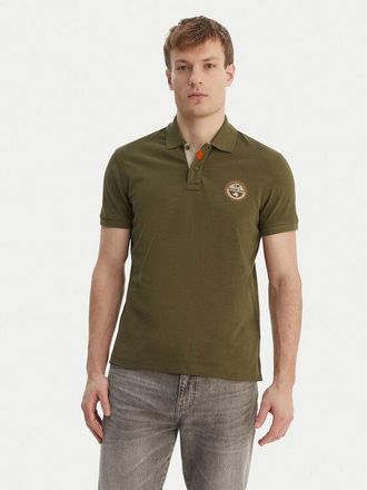 Napapijri Poloshirt E-Clanis NP0A4ID3 Gr&uuml;n Regular Fit