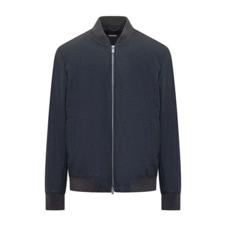 HUGO BOSS Homme, Sweatshirts et sweats &agrave; capuche, Bleu, Taille: L Chaqueta Sport Hanry Marino