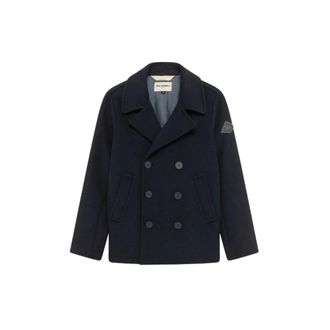 Roy Rogers Homme, Manteaux, Bleu, Taille: M Peacoat Melton en Lana