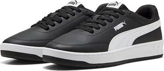 Puma Mixte Court Classic Clean Basket, Noir Blanc, 37.5 EU
