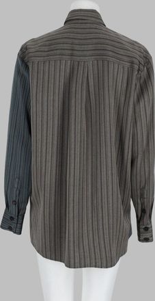 Paul Smith Striped Viscose Shirt - Gray