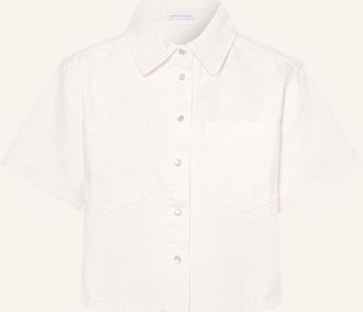 Mrs & Hugs Mrs & Hugs Jeansbluse weiss