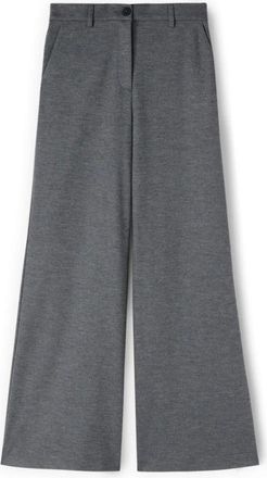 Motivi Femme, Pantalons, Gris, Taille: 44 FR Pantalon Palazzo en m&eacute;lange de laine
