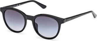 Guess unisex, Accessoires, Noir, Taille: 46 MM Round Lunettes de soleil